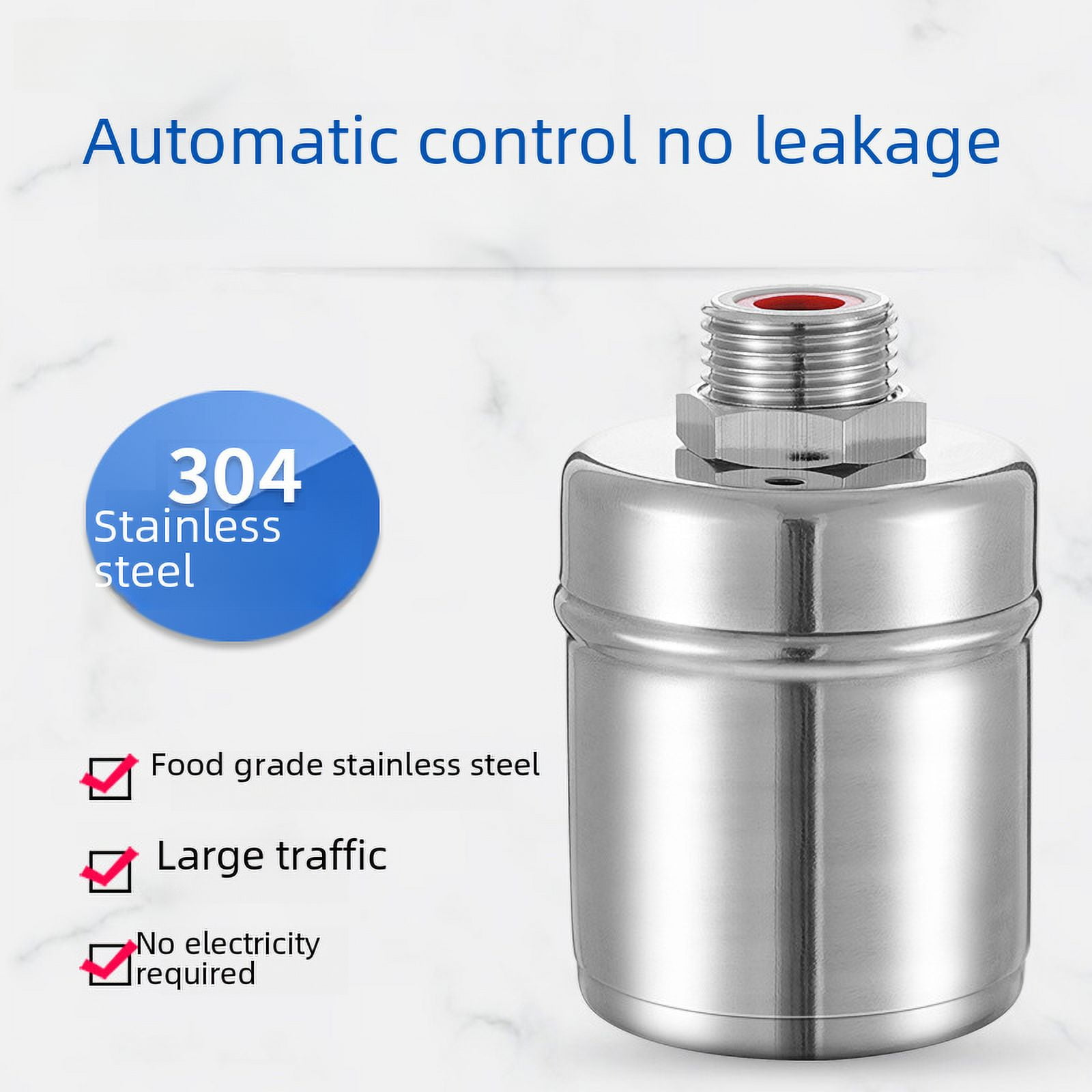 304 float valve water full self-stop automatic water level controller ...