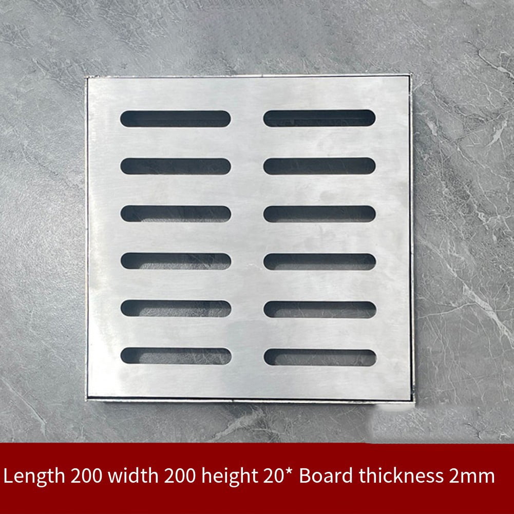 304 Stainless Steel Manhole Cover Drainage Ditch Cover Decorative Frame ...