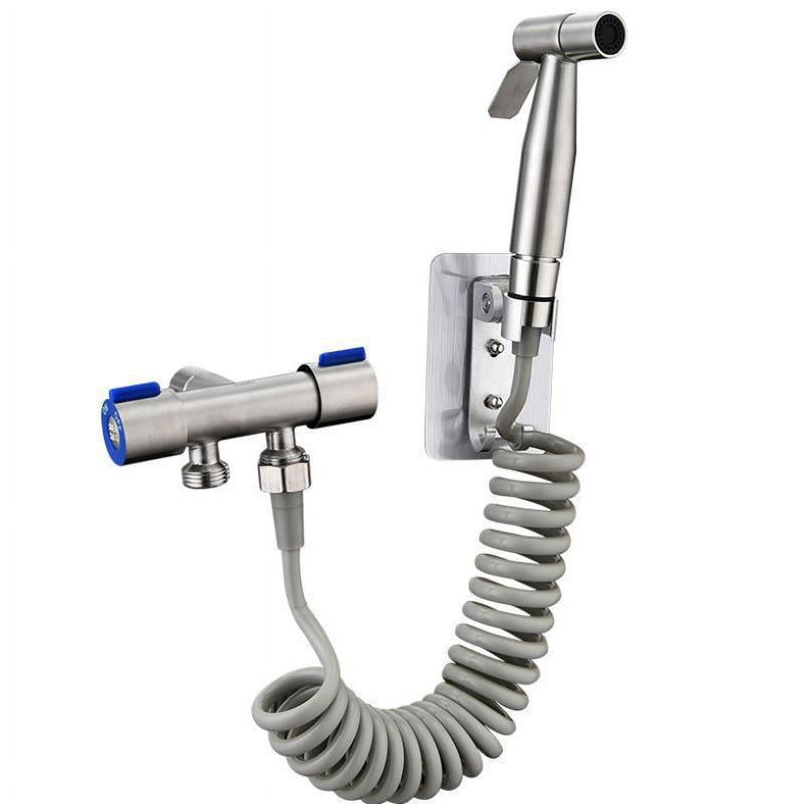 304 stainless steel one-in two-out double outlet angle valve toilet ...