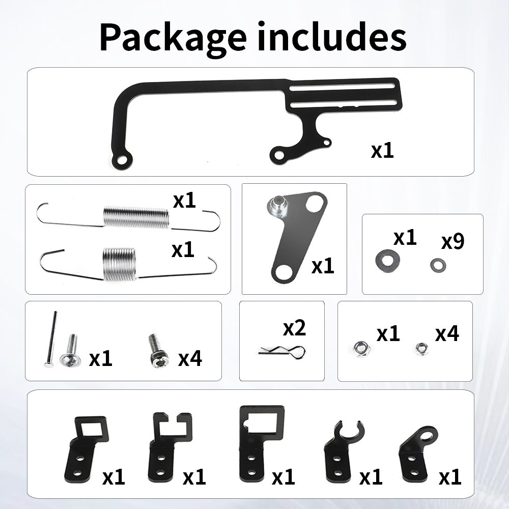 304147 EZ EFI Cable Mount Bracket Kit Adjustable Carburetor Throttle ...