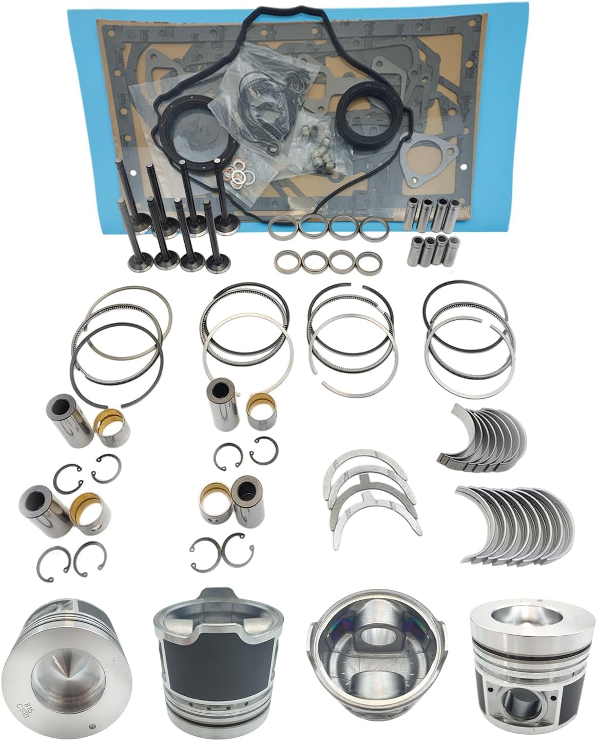 3044 Engine Overhaul Rebuild Kit (No cylinder liner) for Caterpillar ...