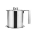 304Stainless Steel Oil Pots Grease Strainer Oil Filter Cup Metal Oil ...