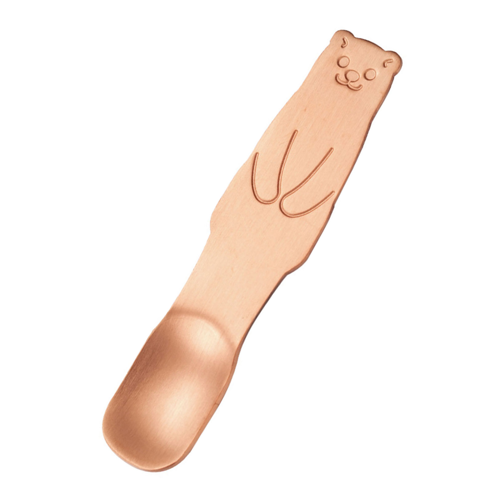 304Stainless Steel Spoons Bear Shape Dessert Spoon Coffee Serving ...