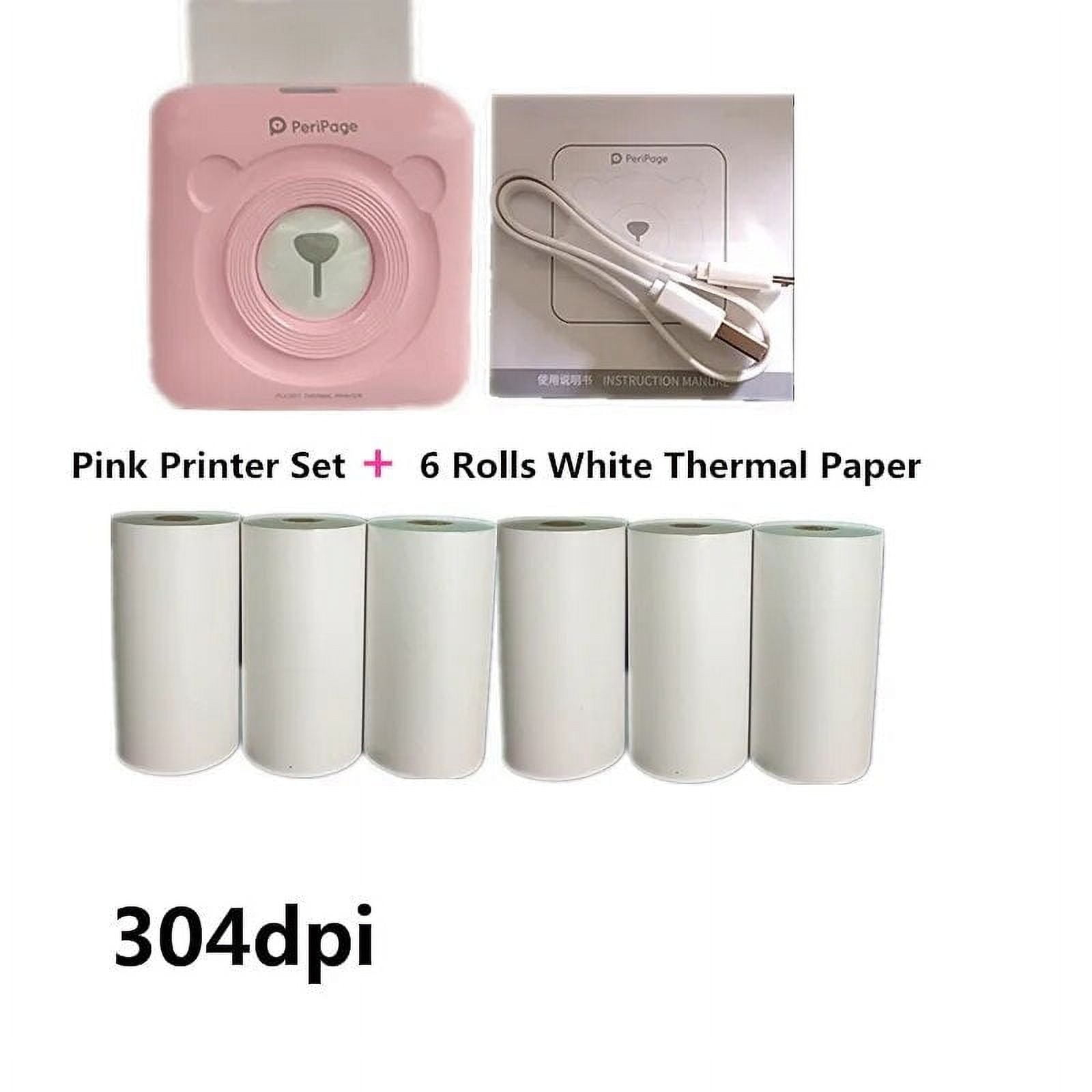 304dpi Bluetooth Portable Printer High Resolution A6 Peripage Mini Photo Printer Thermal ...