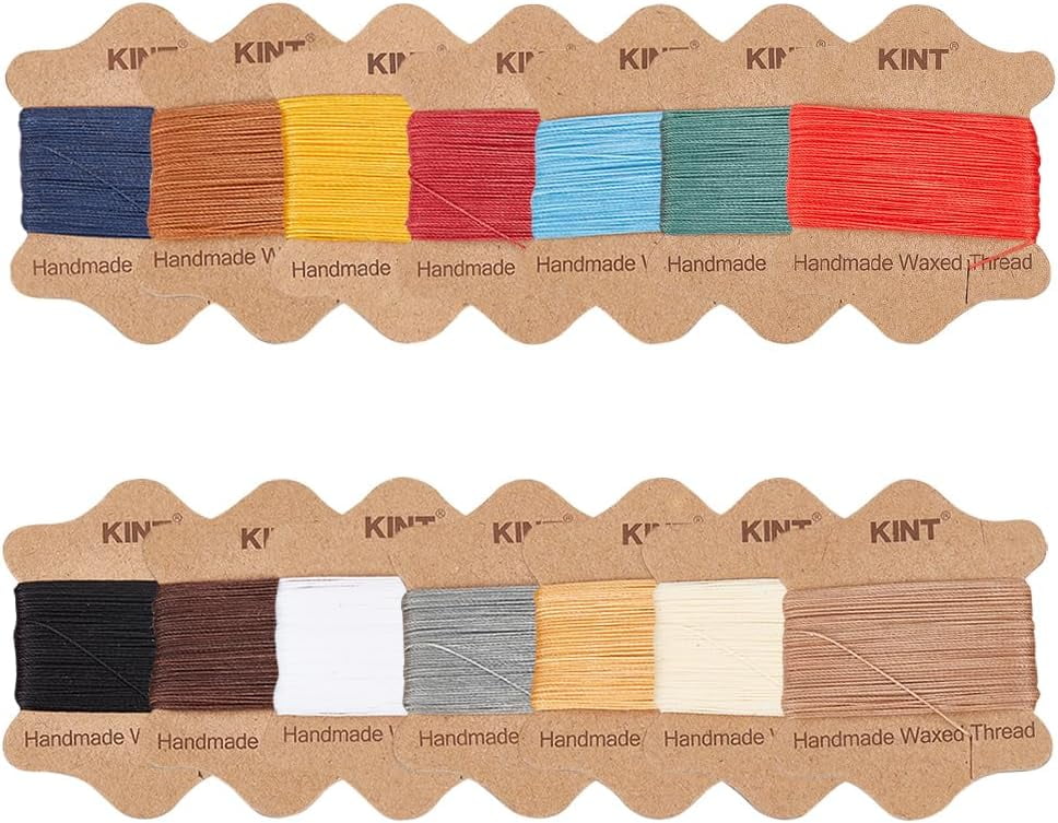 305 Yards Waxed Polyester Cord 0.02 Inch Waxed Polyester Thread 14 ...