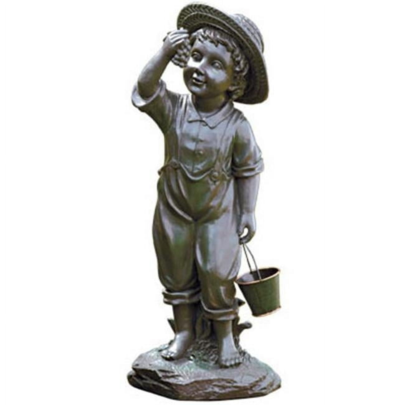 30509 Boy Statue With Antique Rusty Finish - Pack Of 2 - Walmart.com