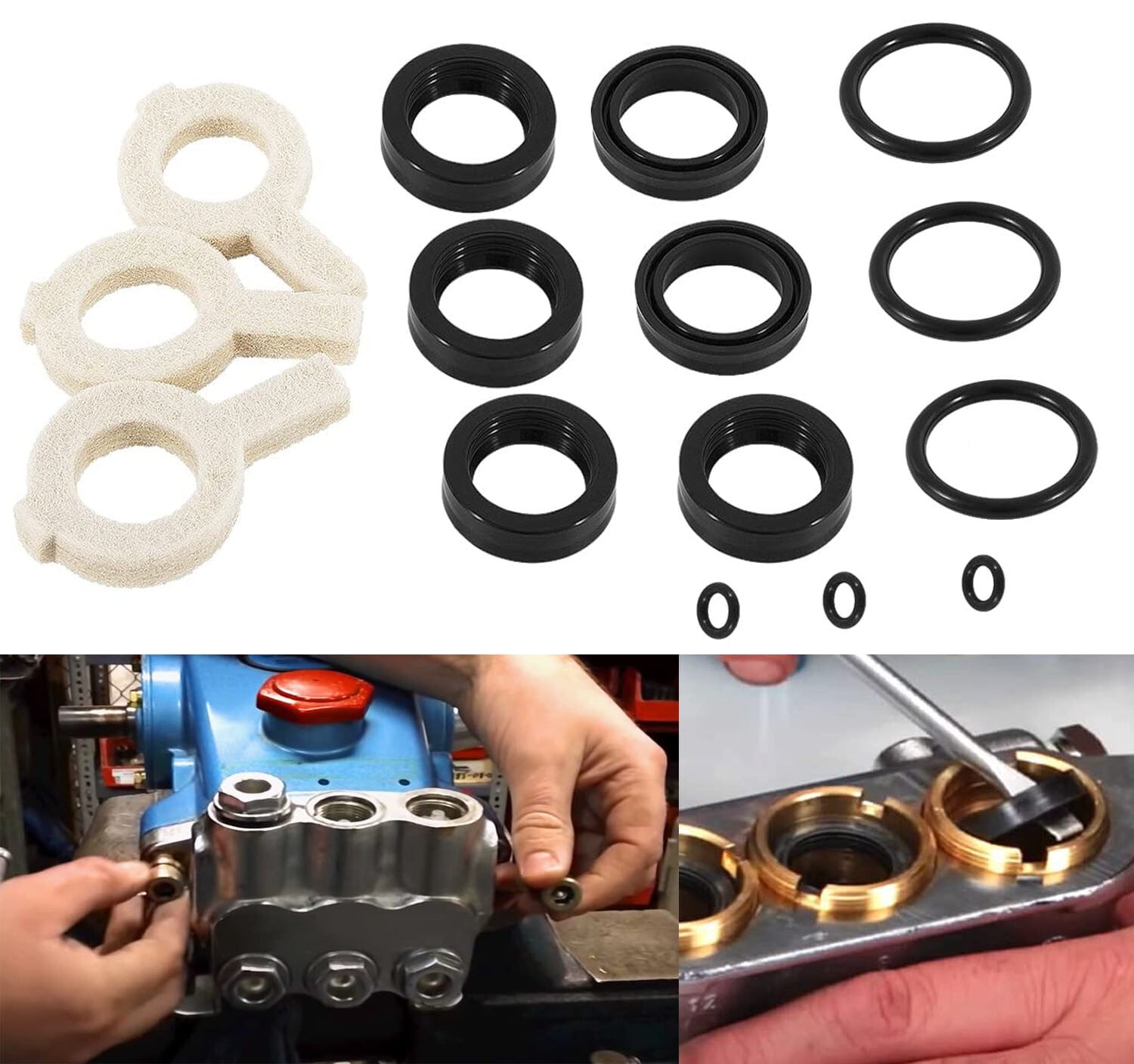 30623 Seals Rebuild Kit For Cat Pump Pressure Washer Model 30 31 34 310 ...