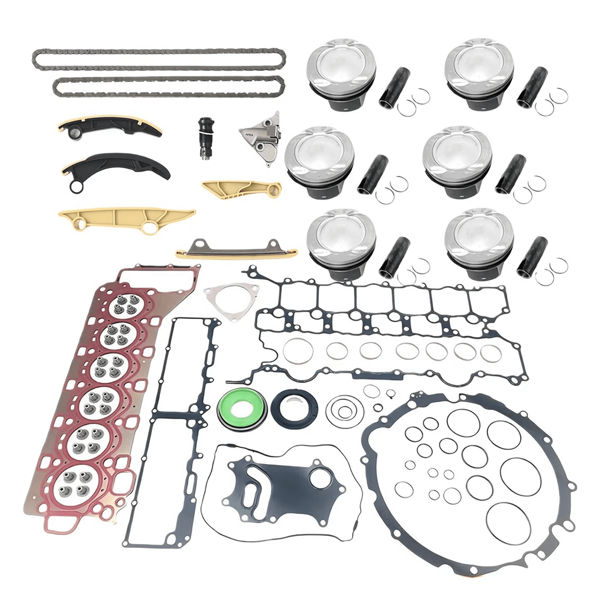 306PS AJ20P6 3.0L Engine Overhaul Rebuild Kit Crankshaft For Jaguar ...
