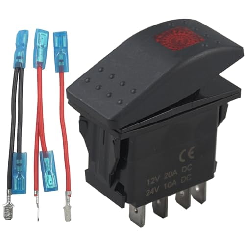 308-1062 Rocker Switch Compatible with Onan Cummins Generator Remote ...
