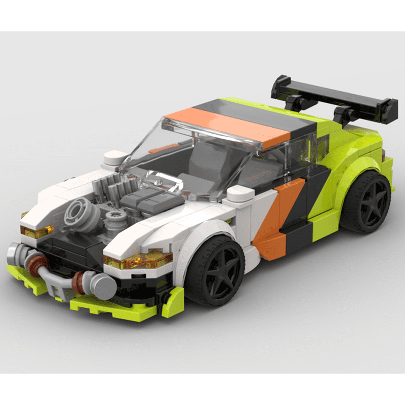 308PCS New MOC Car Model 2024 RS3 Drift Custom Edition DIY Creative ...