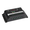 30A 12V 24V Black Safety Solar Controller Automatic Solar Charge ...