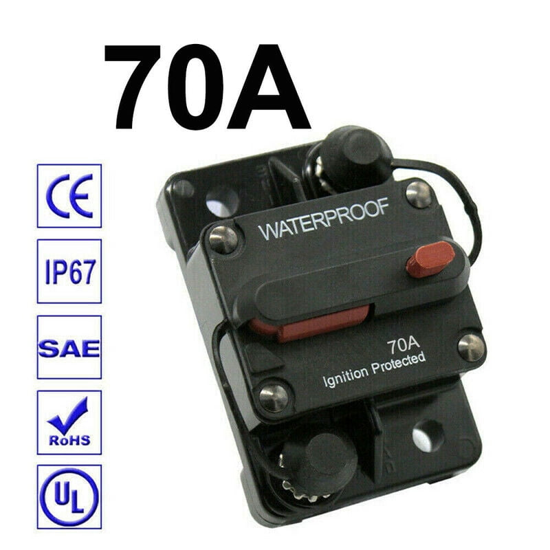 30A-300A AMP Circuit Breaker Fuse Reset 12-48V DC Car Boat Auto ...