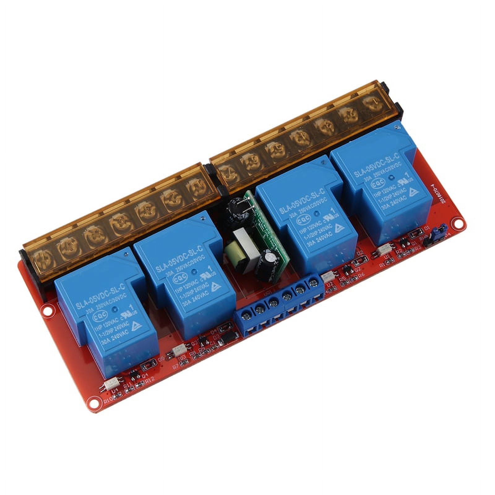 30A 4 Channel Relay High Low Level Trigger Module Solid State Relay ...