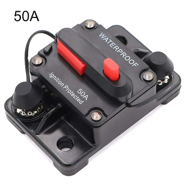 30A 40A 50A 60A 70A 80A 100A 120A 150A 200A 250A 300A AMP Car Circuit Breaker Fuse Reset 12-48V ...