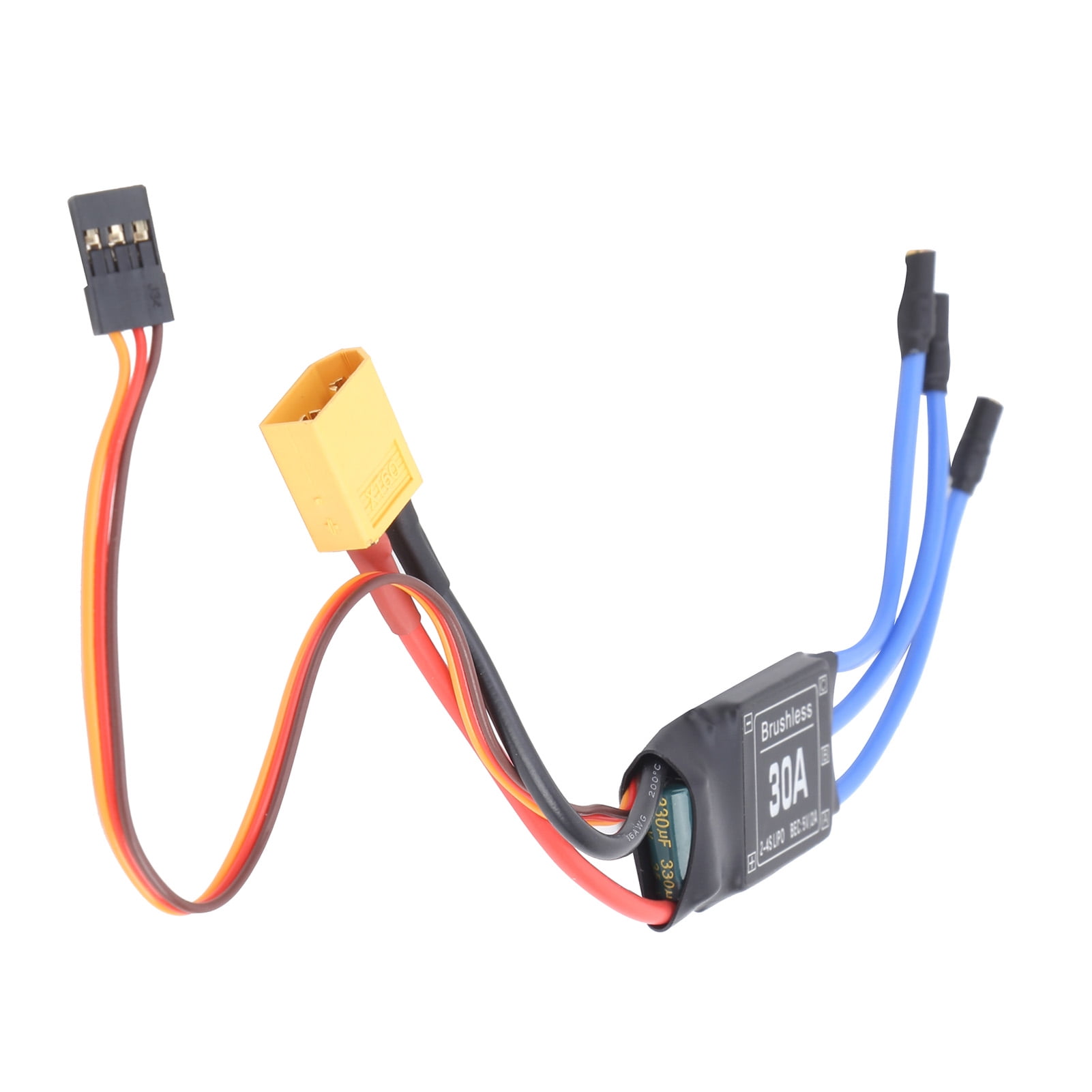 30A Brushless ESC XT60 for RC Drone Helicopter FPV Remote Control ...