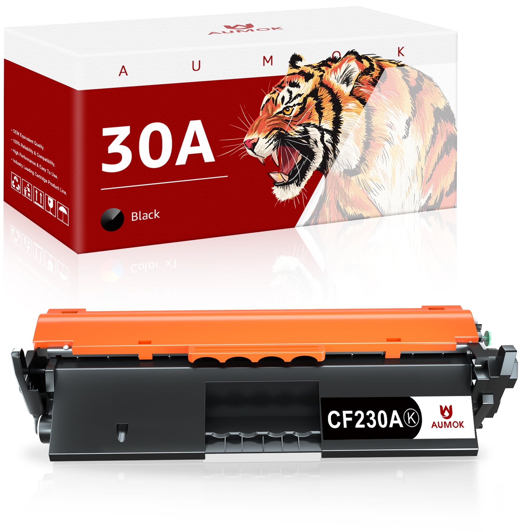 HP 30A CF230A Black Toner Cartridge, 1-Pack, Compatible with LaserJet Pro MFP M227fdw M203dw ...