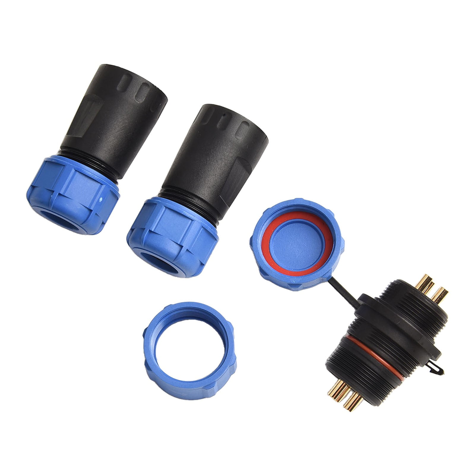 30A Cable Connector 3Pin Ac 1500V Mount Pair Panel Plug Socket Sp21 ...
