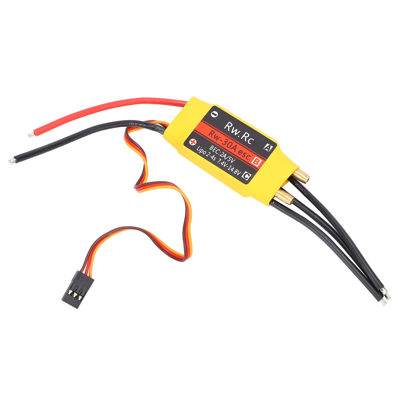 30A ESC Brushless Water Cooling Electric Speed Controller ESC for RC ...