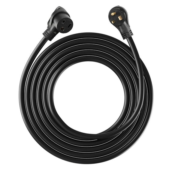 30A Generator Extension Cord 50 ft 250V NEMA 6-50P to 6-50R 7500W Power ...