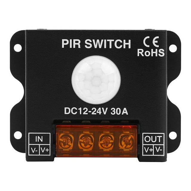 30A PIR For Infrared Sensing Switch Light Strip Adjustable LED ...