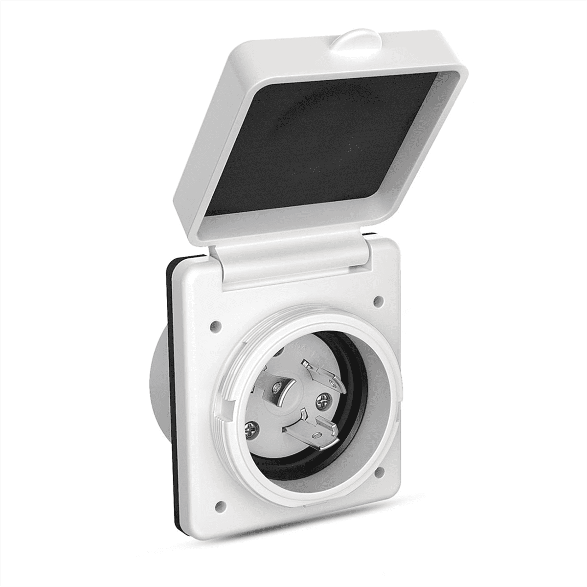 30A RV Plug Twist Lock Inlet,Shore Power Inlet 125V/250V Receptacle for ...