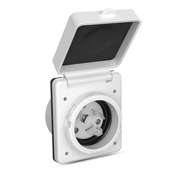 30A RV Plug Twist Lock Inlet,Shore Power Inlet 125V/250V Receptacle for ...