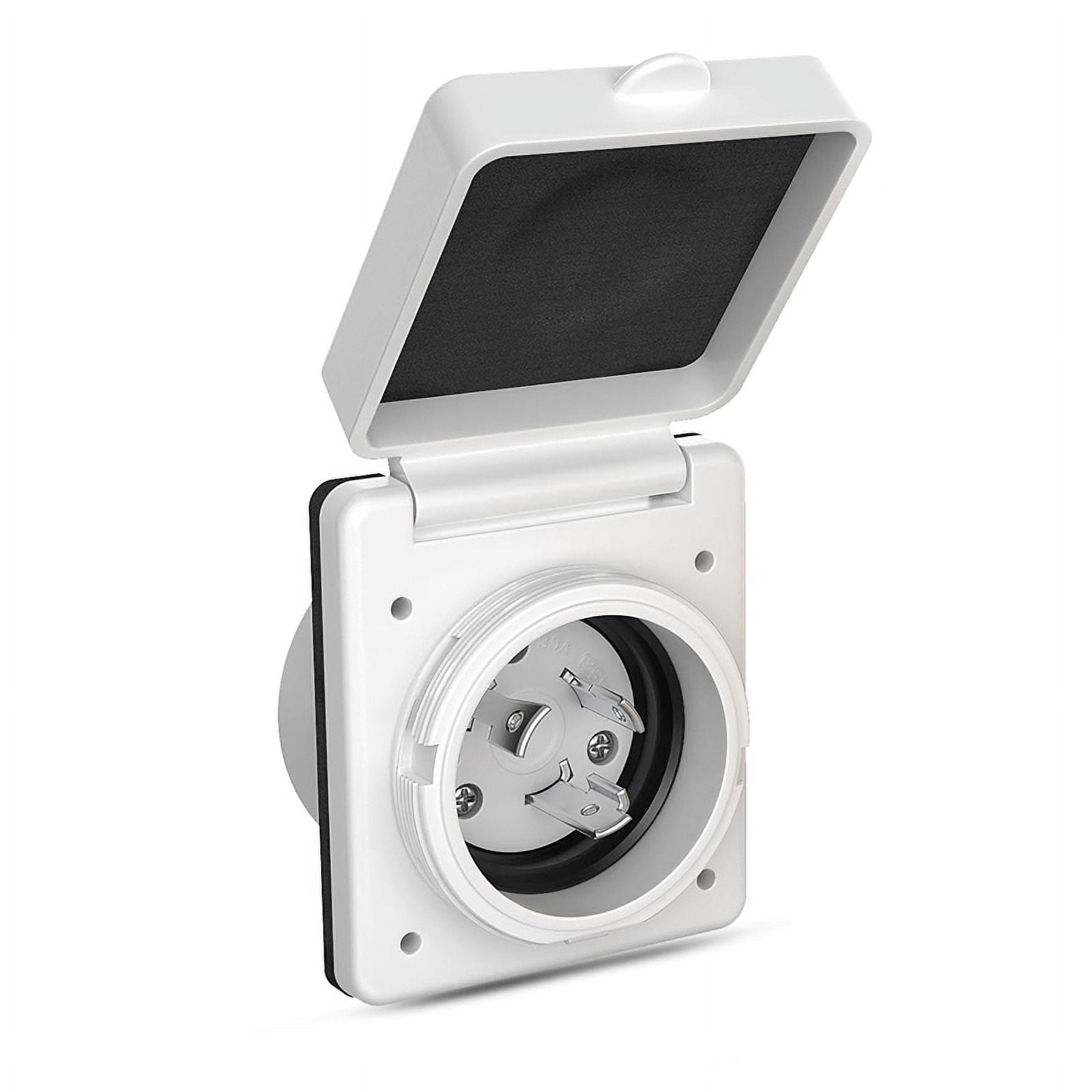 30A RV Plug Twist Lock Inlet,Shore Power Inlet 125V/250V Receptacle for ...