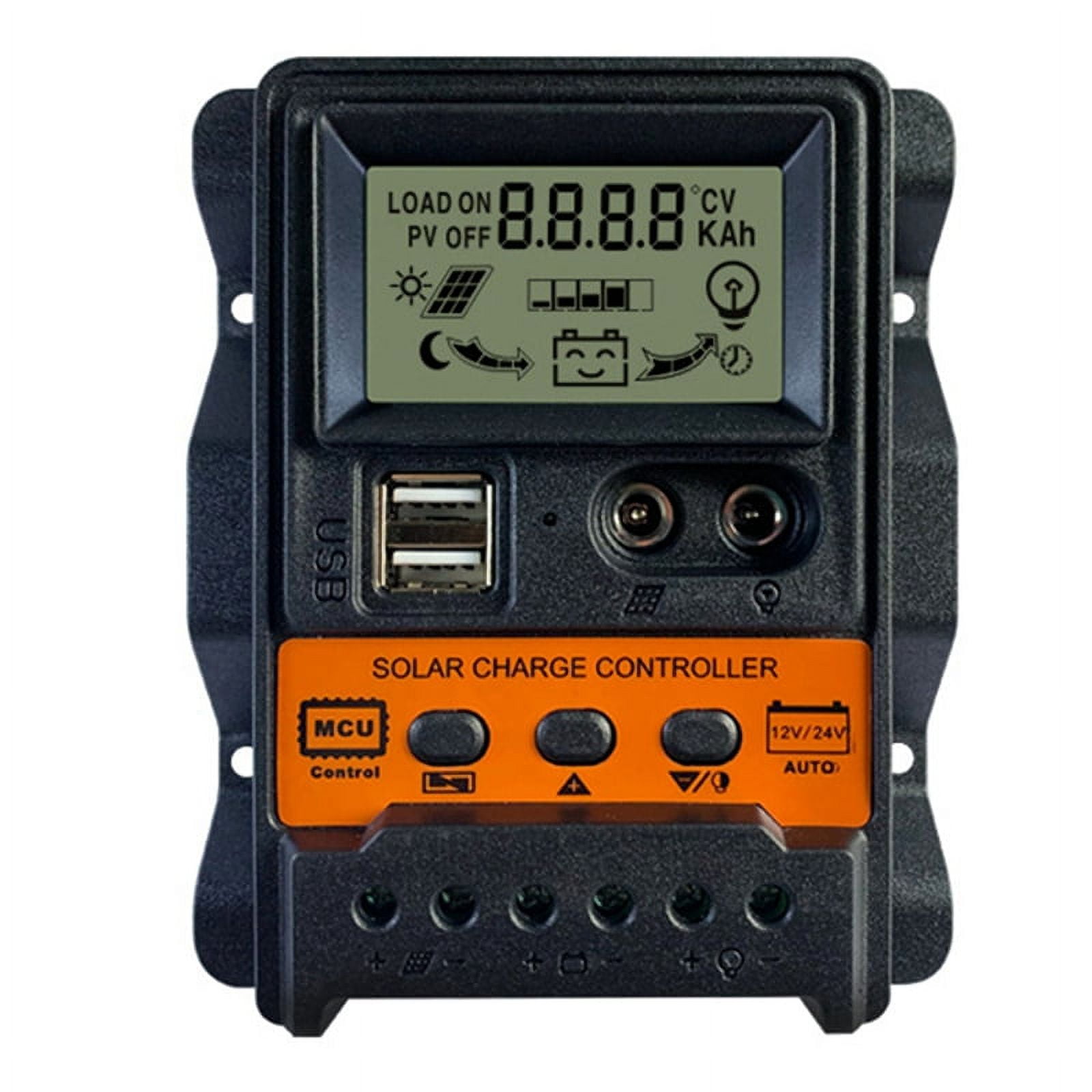 30A Solar Charge Controller 12V24V Solar Panel Battery Controller ...