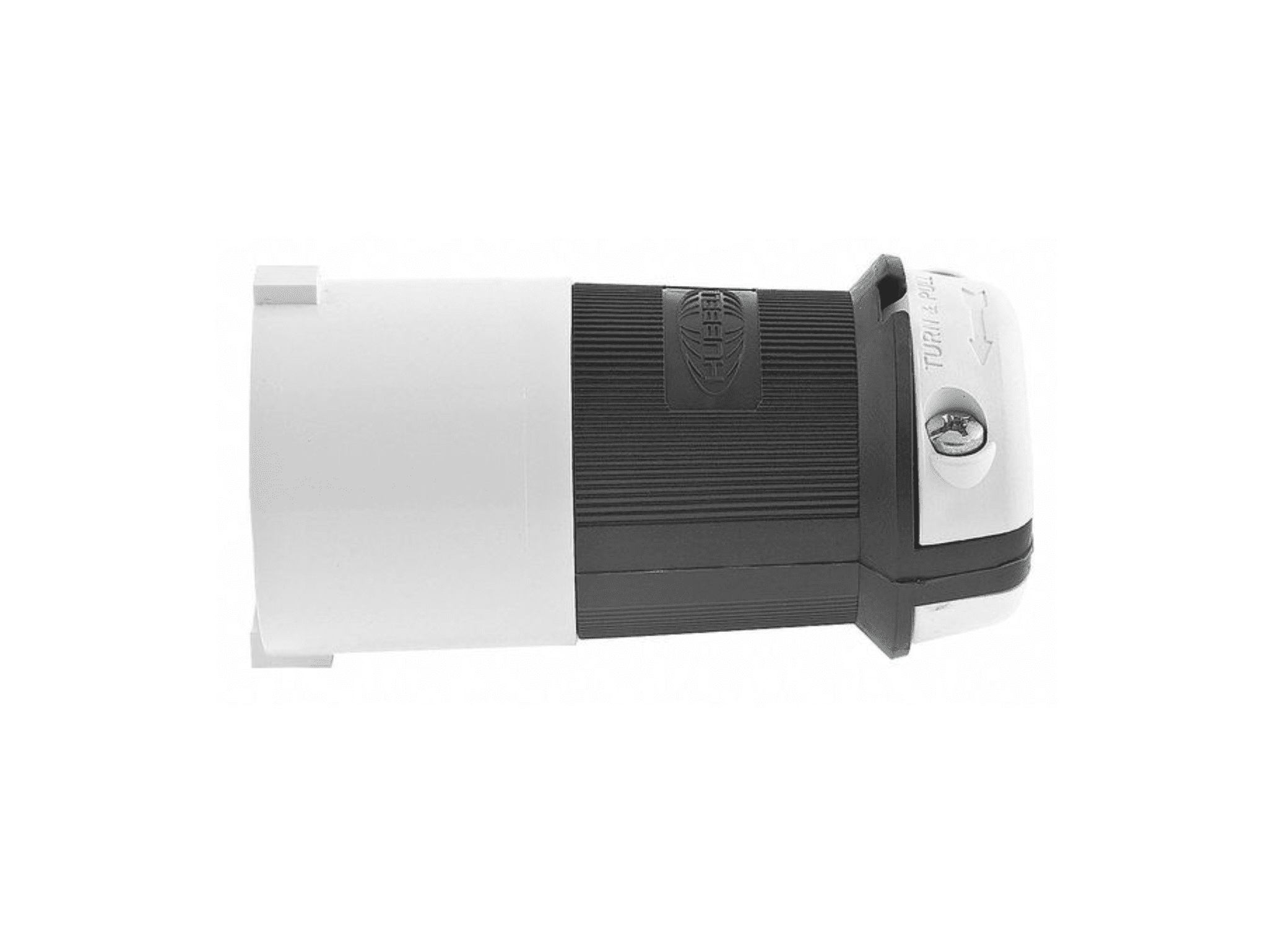 30A Twist-Lock Plug 3P 4W 480VAC L16-30P BK/WT - Walmart.com