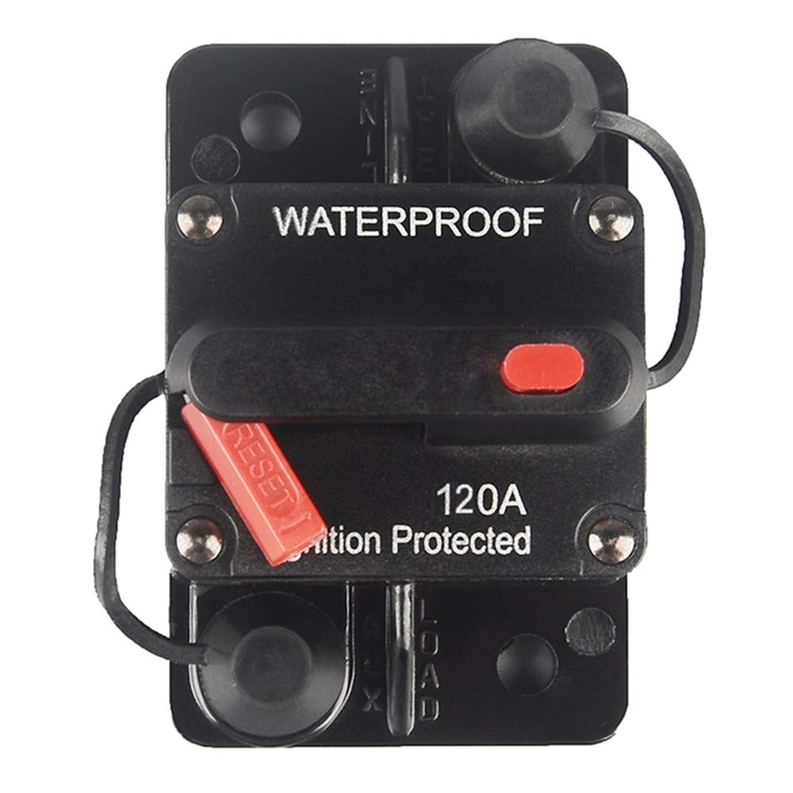 30A Waterproof Circuit Breaker with Manual Reset, Automotive and Marine ...