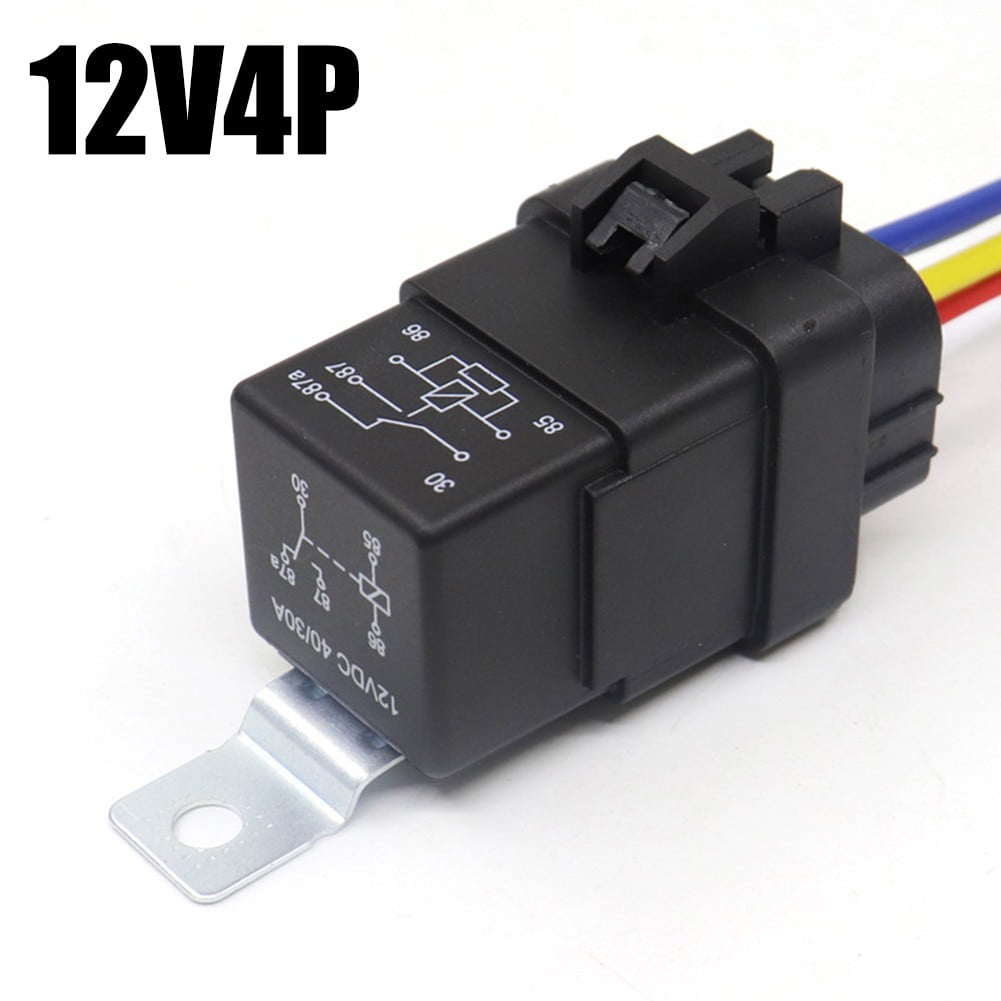 30A40A Waterproof Relay Harness Socket For 12V/24V Heavy Duty ...
