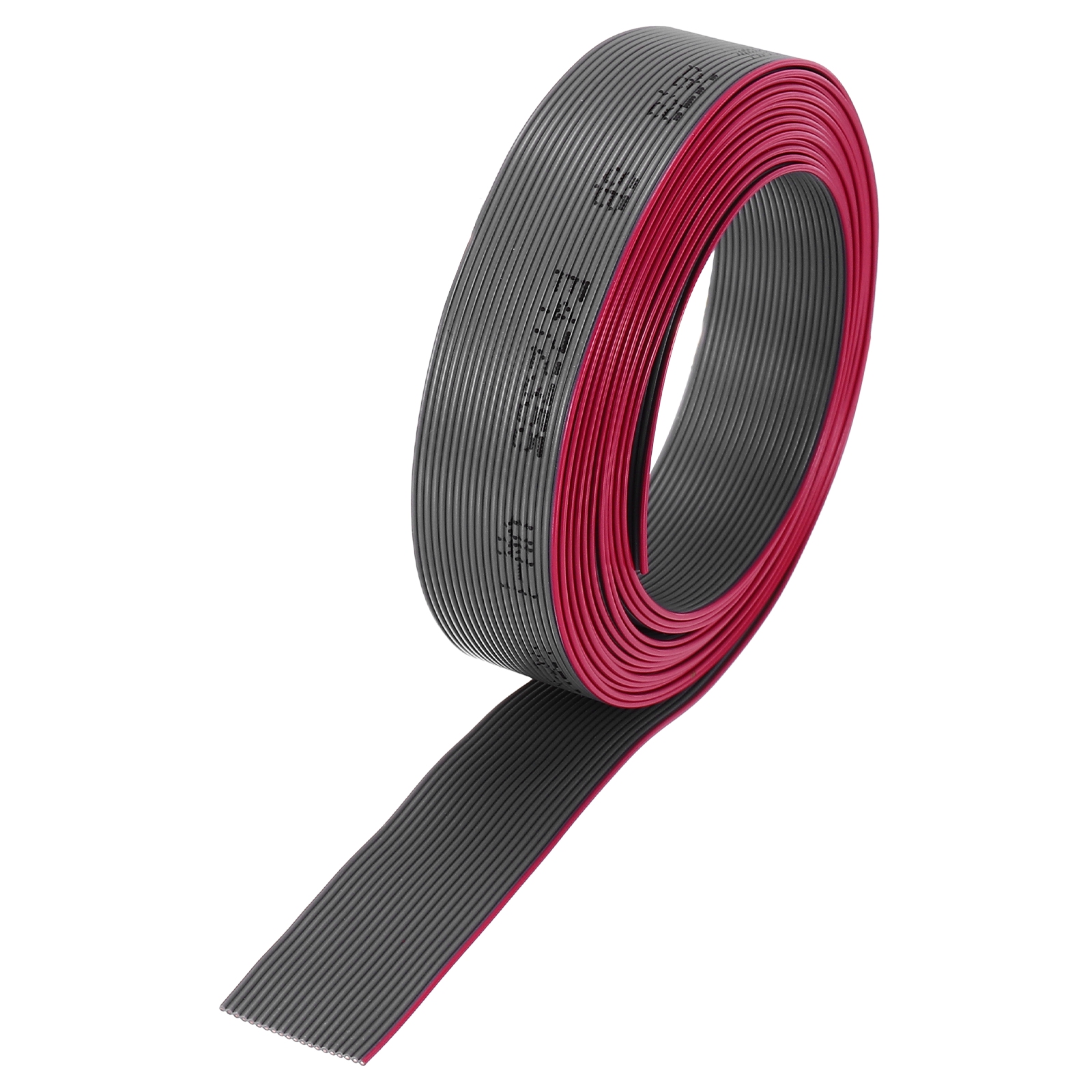 30AWG IDC Wire Flat Ribbon Cable 2m/6.6ft Length 0.635mm Pitch 20 Pin ...