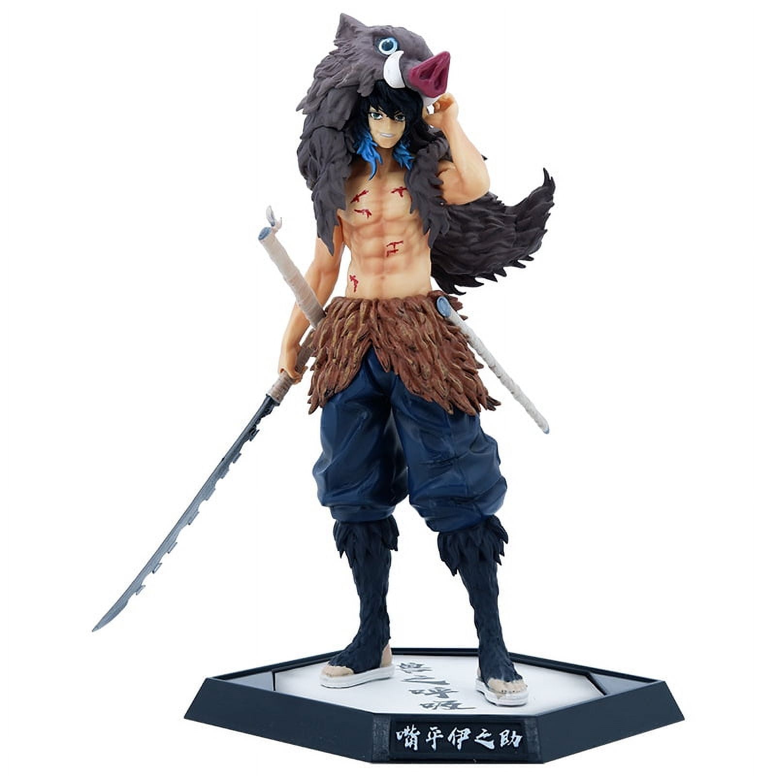 30CM Anime Demon Slayer Hashibira Inosuke Standing posture Action ...