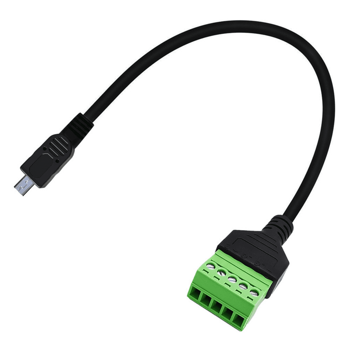 30CM Camera Adapter Cable 8-Pin Mini B to 5 Pin Female Bolt Screw Shield Terminals Pluggable ...