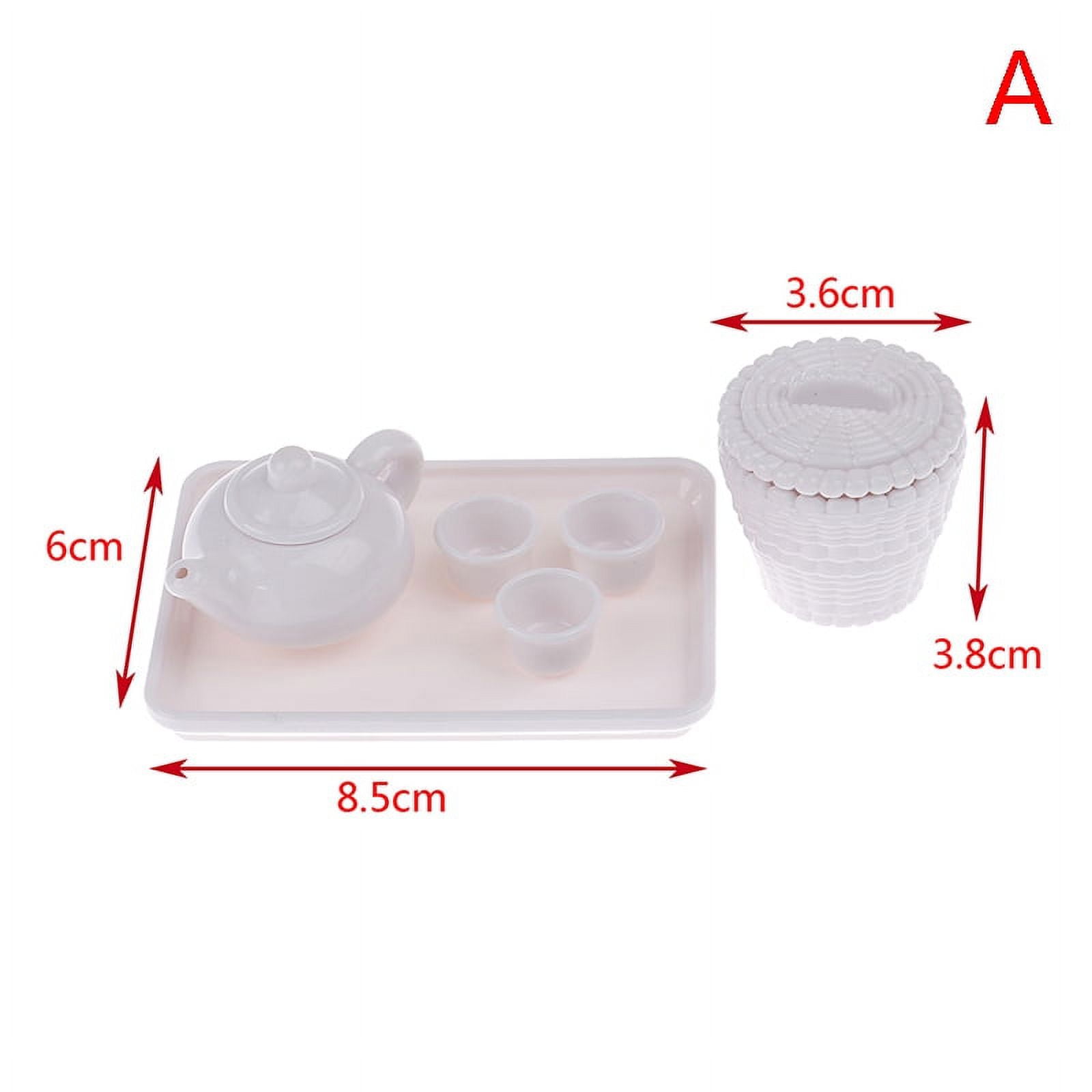 30CM Doll kitchen furniture furnishings tea table tea set accessories ...