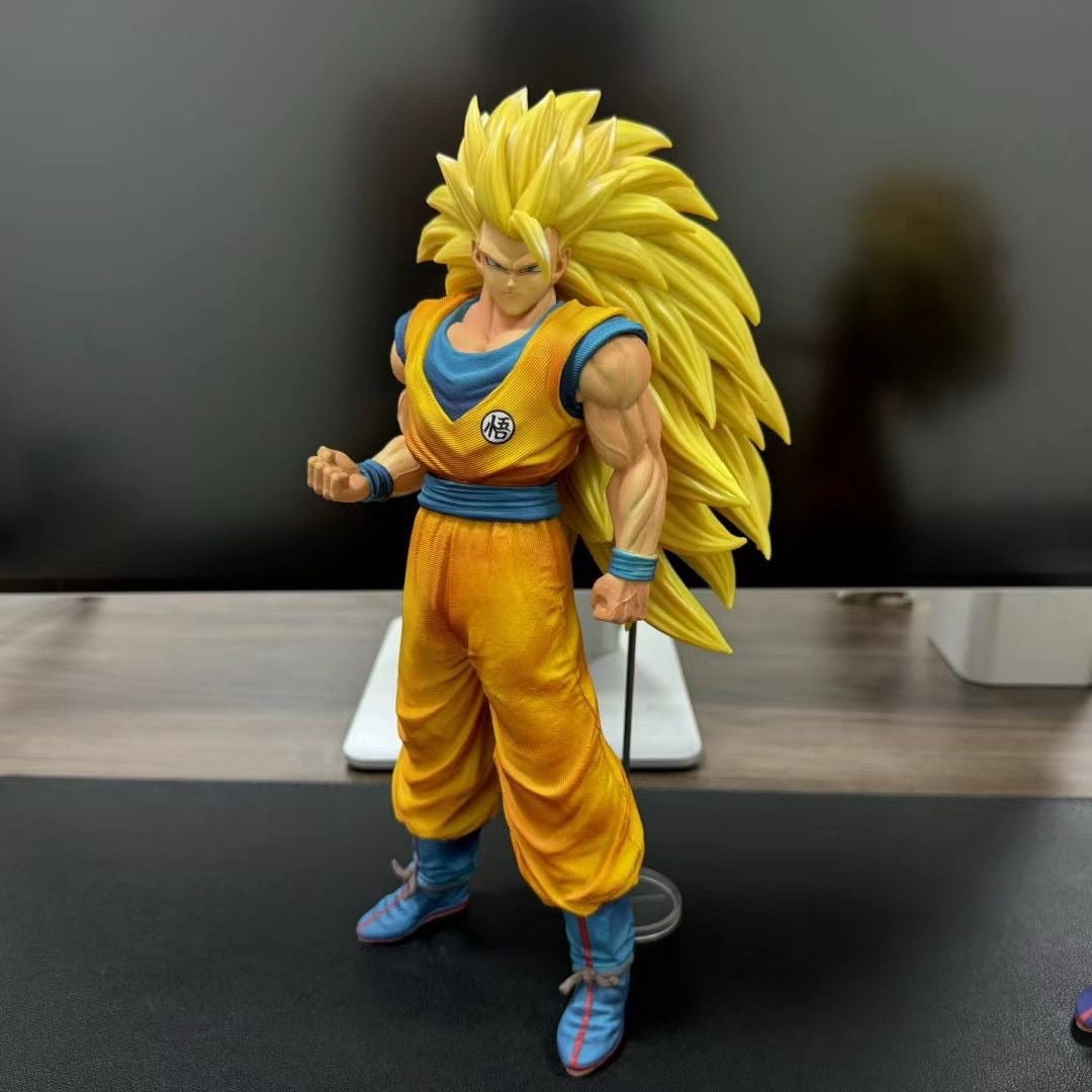 30CM Dragon Ball Z Son Goku SSJ3 Figure Super Saiyan Son Goku Action ...