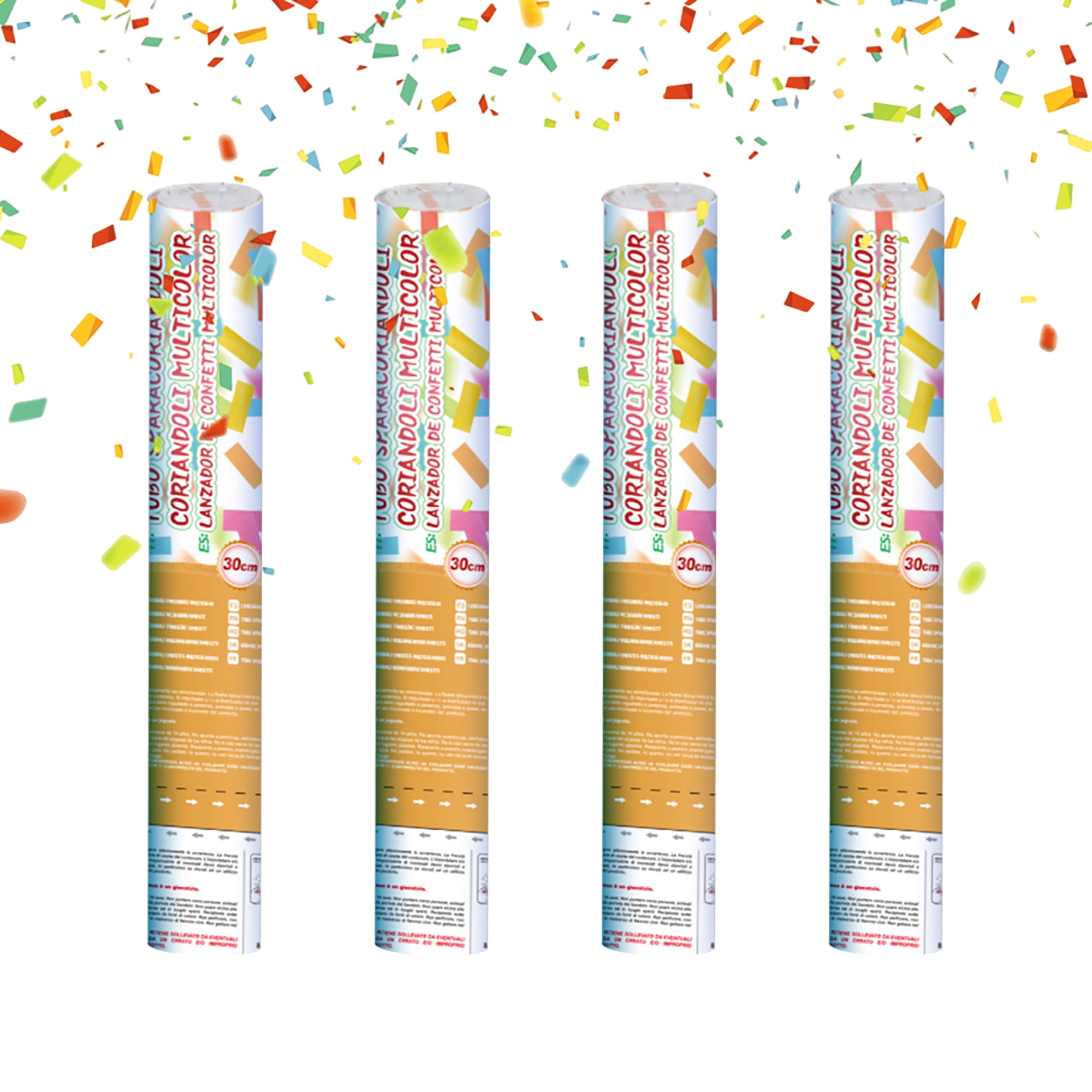 30CM Happy Birthday Confetti Popper – Handheld Air-Powered Streamer ...