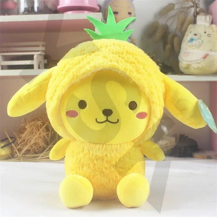 30CM Sanrio Kuromi Hello Kitty Plush Toy Melody Cinnamon Dog Doll Pacha ...