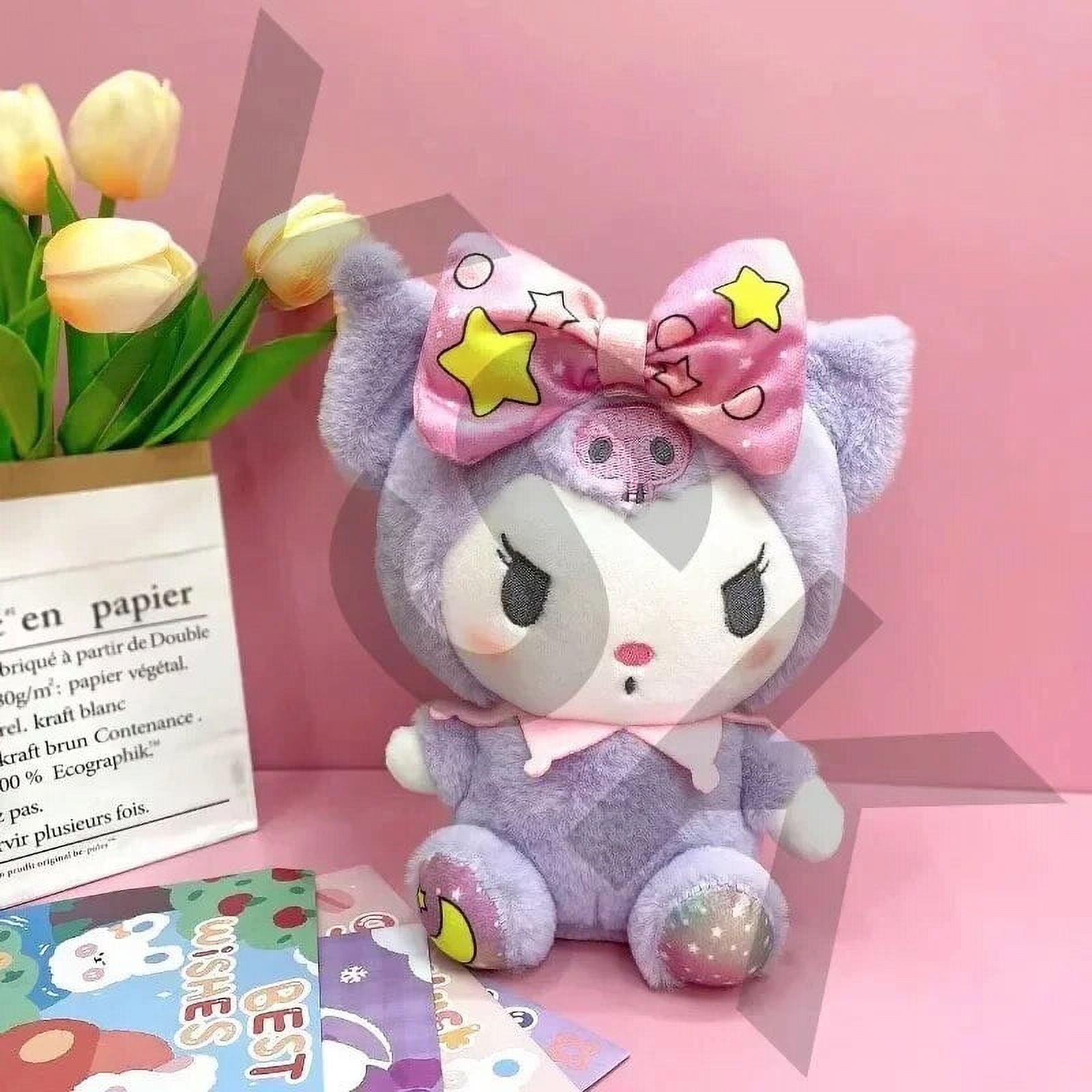 30CM Sanrio Kuromi Hello Kitty Plush Toy Melody Cinnamon Dog Doll Pacha ...