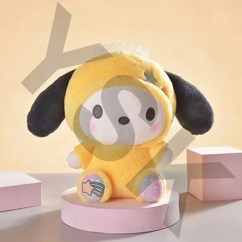 30CM Sanrio Kuromi Hello Kitty Plush Toy Melody Cinnamon Dog Doll Pacha ...
