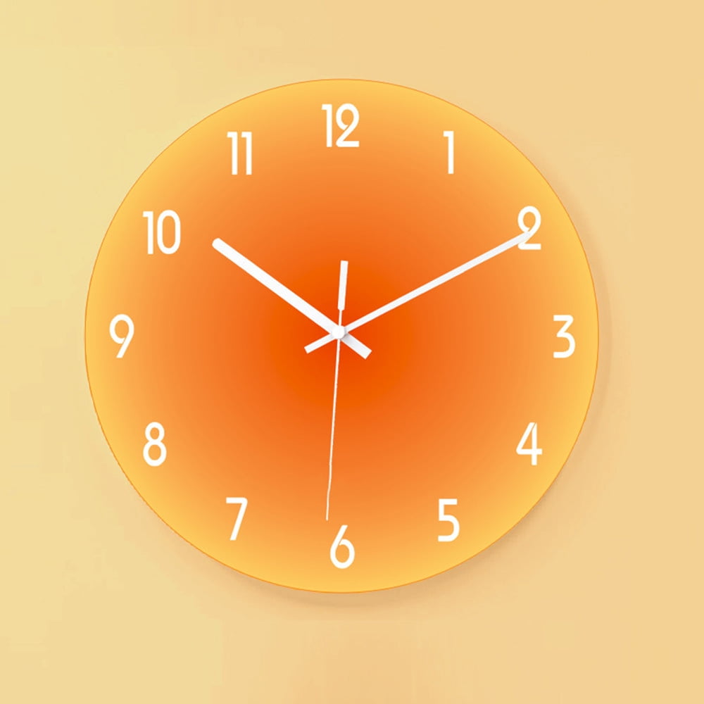 30CM Sunset Hanging Clocks Creative Clock for Home Decoration for Porch ...