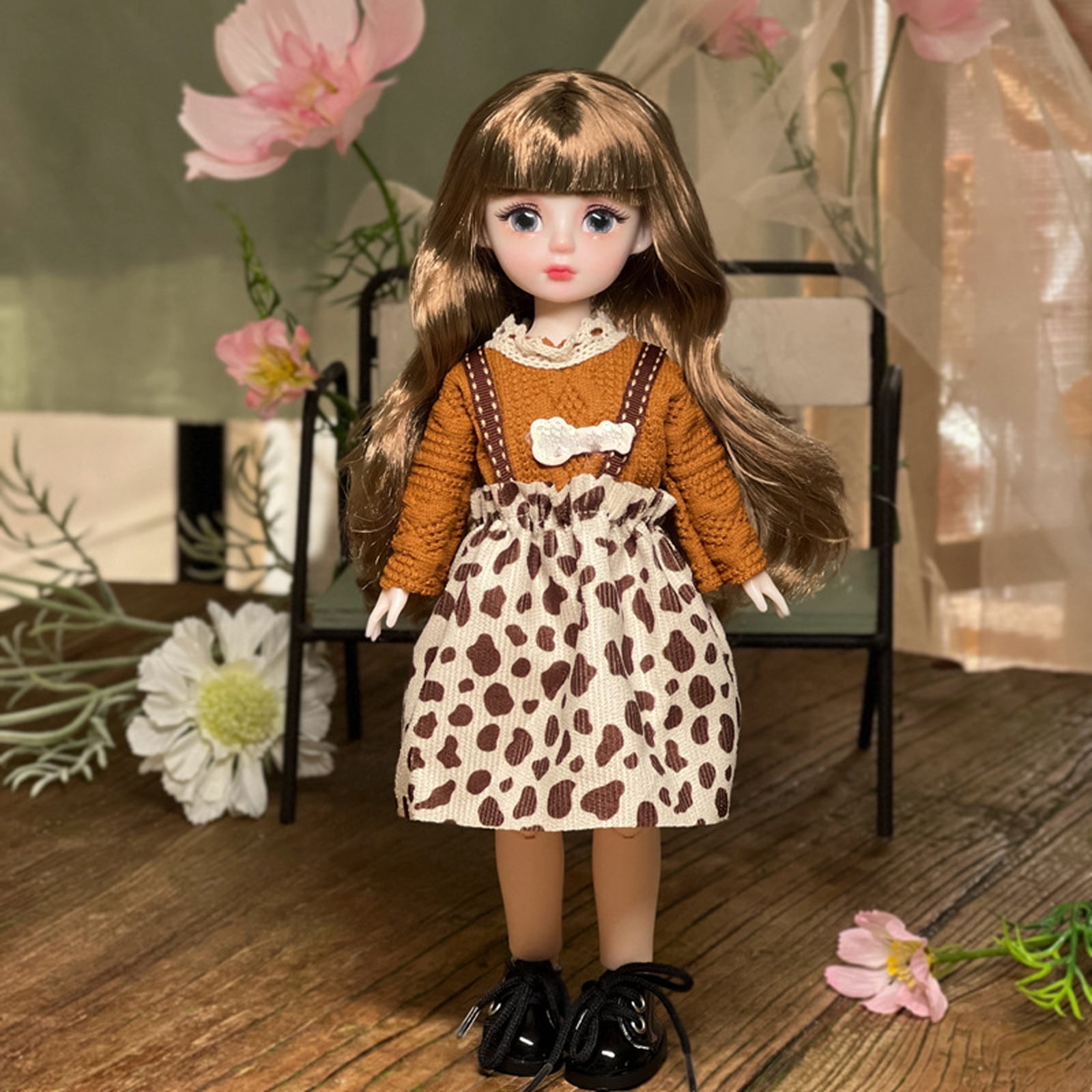 30Cm Articulated Doll with 20 Joints Hand-Painted Lip Makeup ...