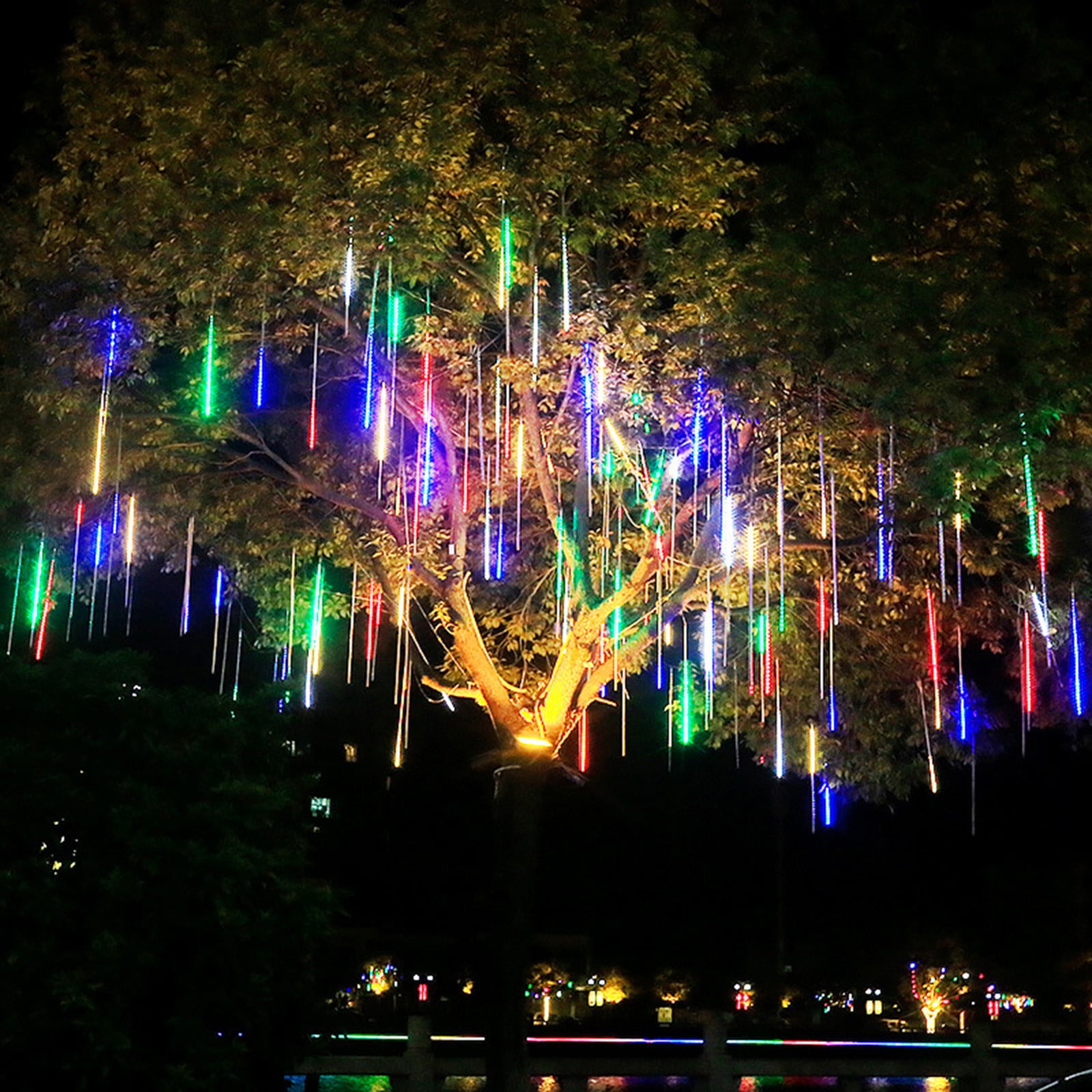 30Cm Christmas Led Hollow Smd Meteors Shower Tube Decorative Christmas ...