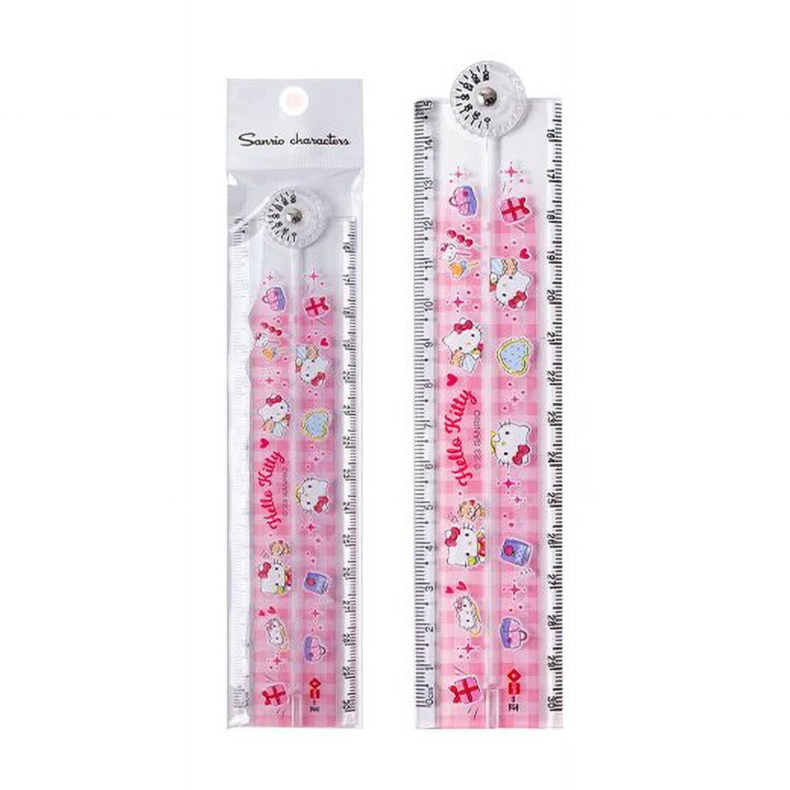30Cm Kawaii Hello Kitty Ruler Sanrioed My Melody Kuromi Cinnamoroll ...