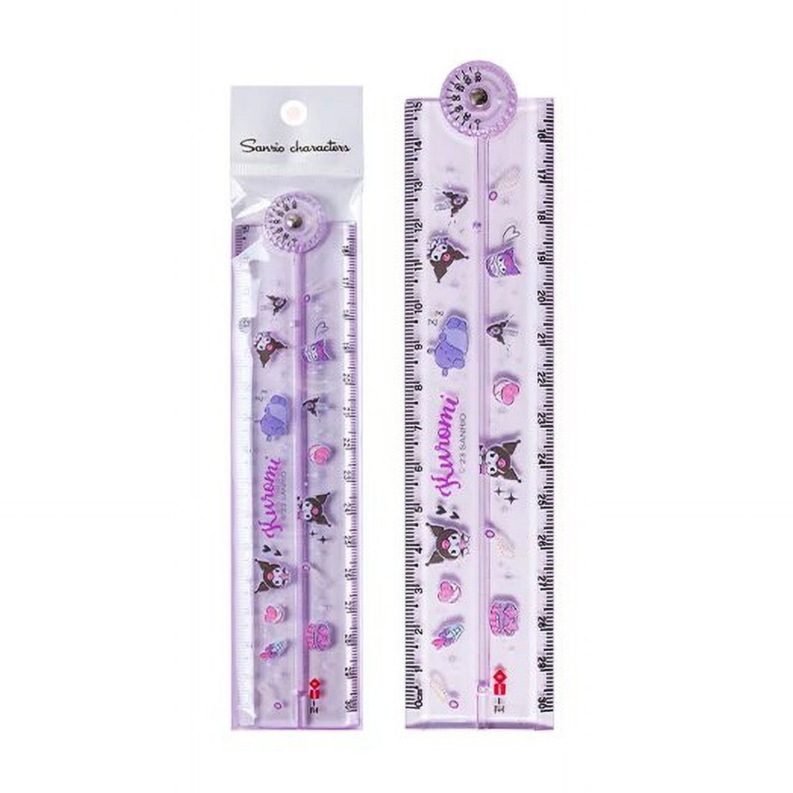 30Cm Kawaii Hello Kitty Ruler Sanrioed My Melody Kuromi Cinnamoroll ...