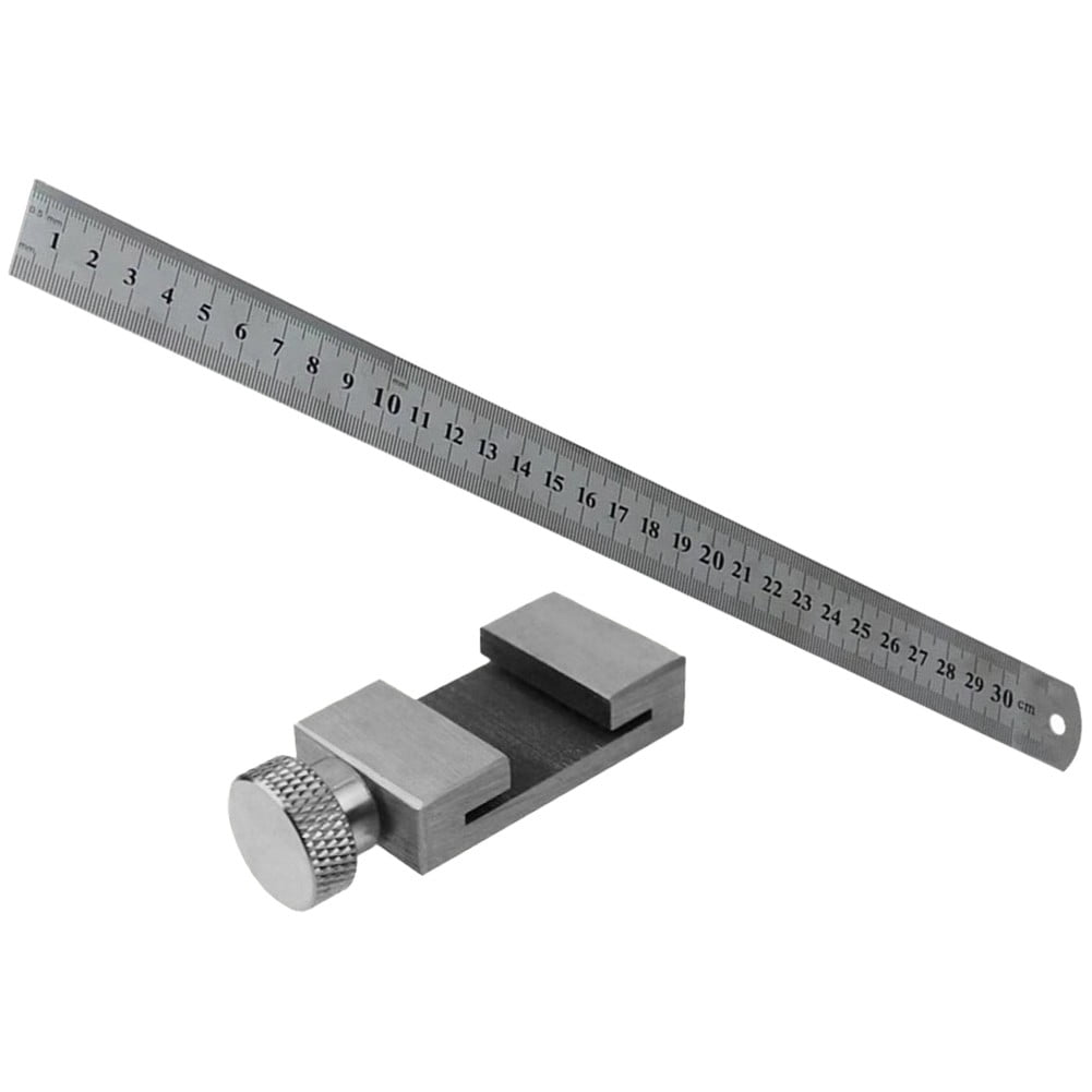 30Cm Marking Gauge Measuring Block Set Stop Ruler Marking Ruler for ...