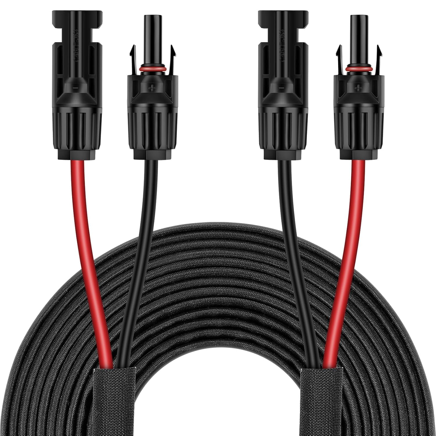 30FT 12AWG Solar Panel Extension Cable with Female and Male Connectors ...