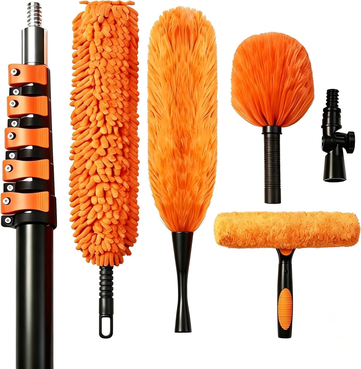 30FT High Duster Kits with Action Flip-Lock & Screw Fixing Design, 5 ...