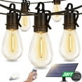 30FT Solar String Lights for Outside, Solar Lights Outdoor Waterproof ...