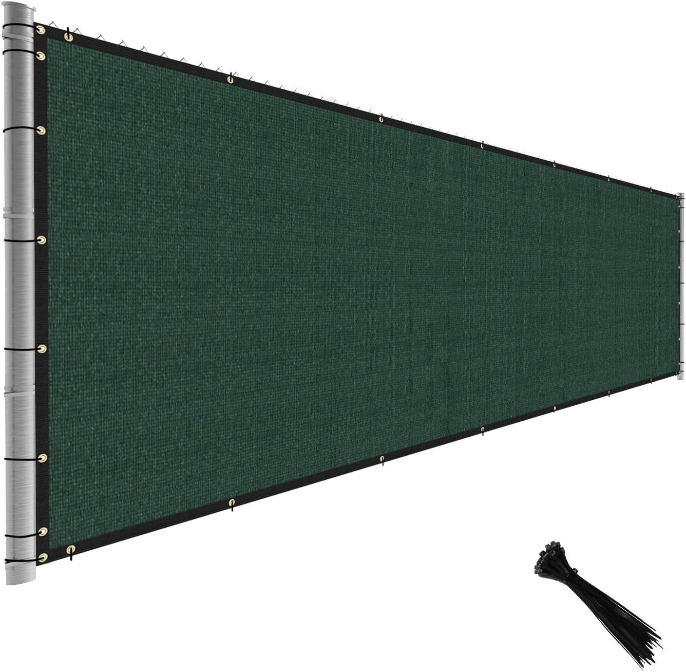 30FTx8FT Green Fence Privacy Screen Temporary Windscreen Netting Cover ...